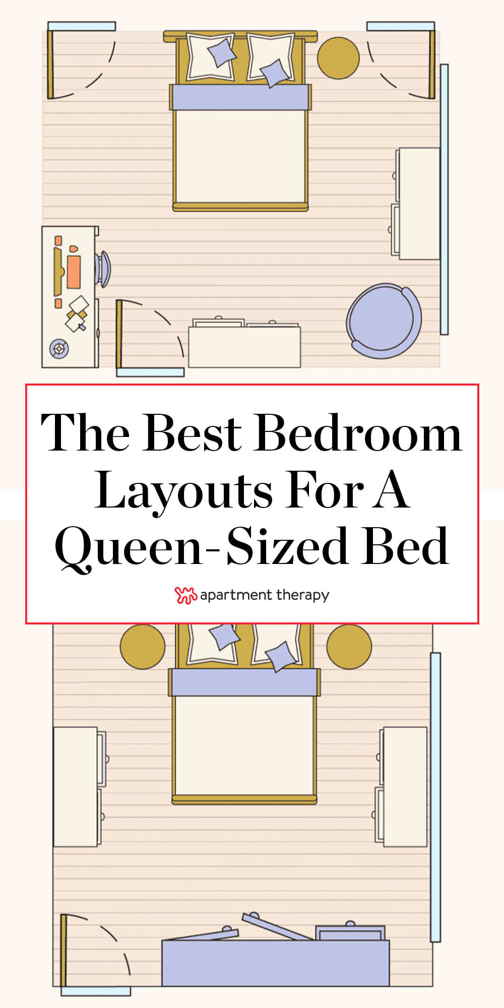 Size of room for queen bed store
